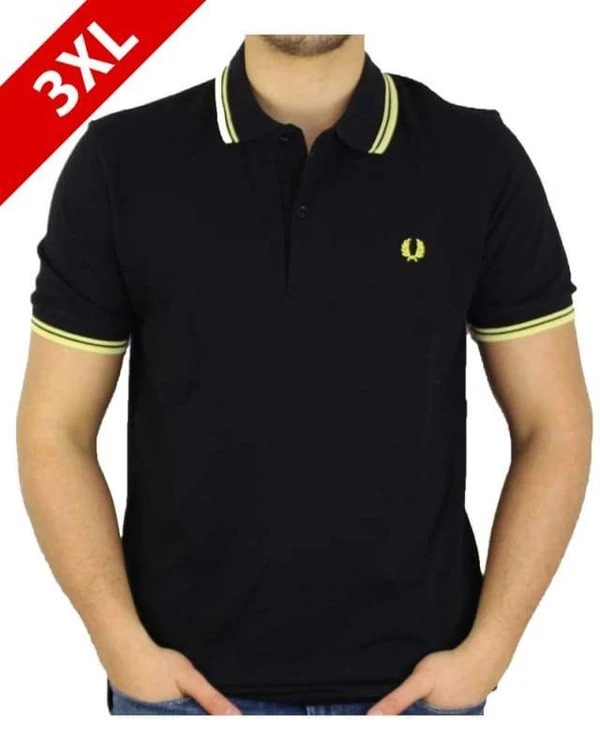 Fred Perry Herren Polo-Shirts Outsize 3XL Schwarz Yellow | Restposten ...